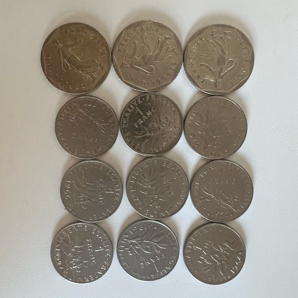 Other | Mix Lotta French Franc Coin | Poshmark
